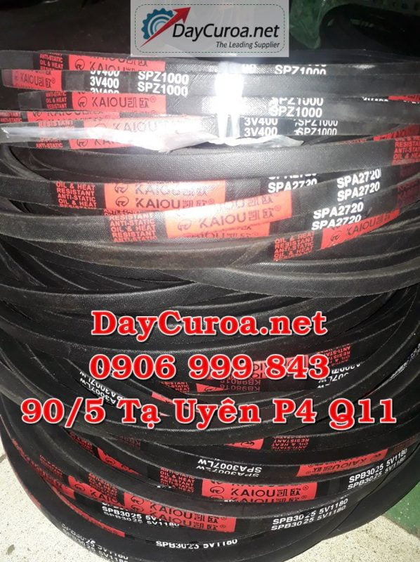 Dây curoa Mitsusumi Sanlux 3V400-SPZ1000-SPA2720-SPA3007LW - Gọi 0906999843