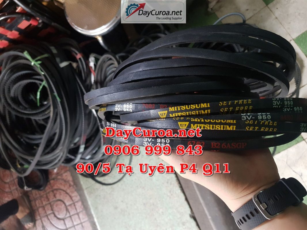 Dây curoa Mitsusumi Sanlux 3V950 - Gọi 0906999843