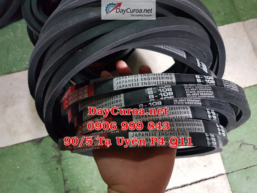 Dây curoa Mitsusumi Sanlux B108-4 - Gọi 0906999843