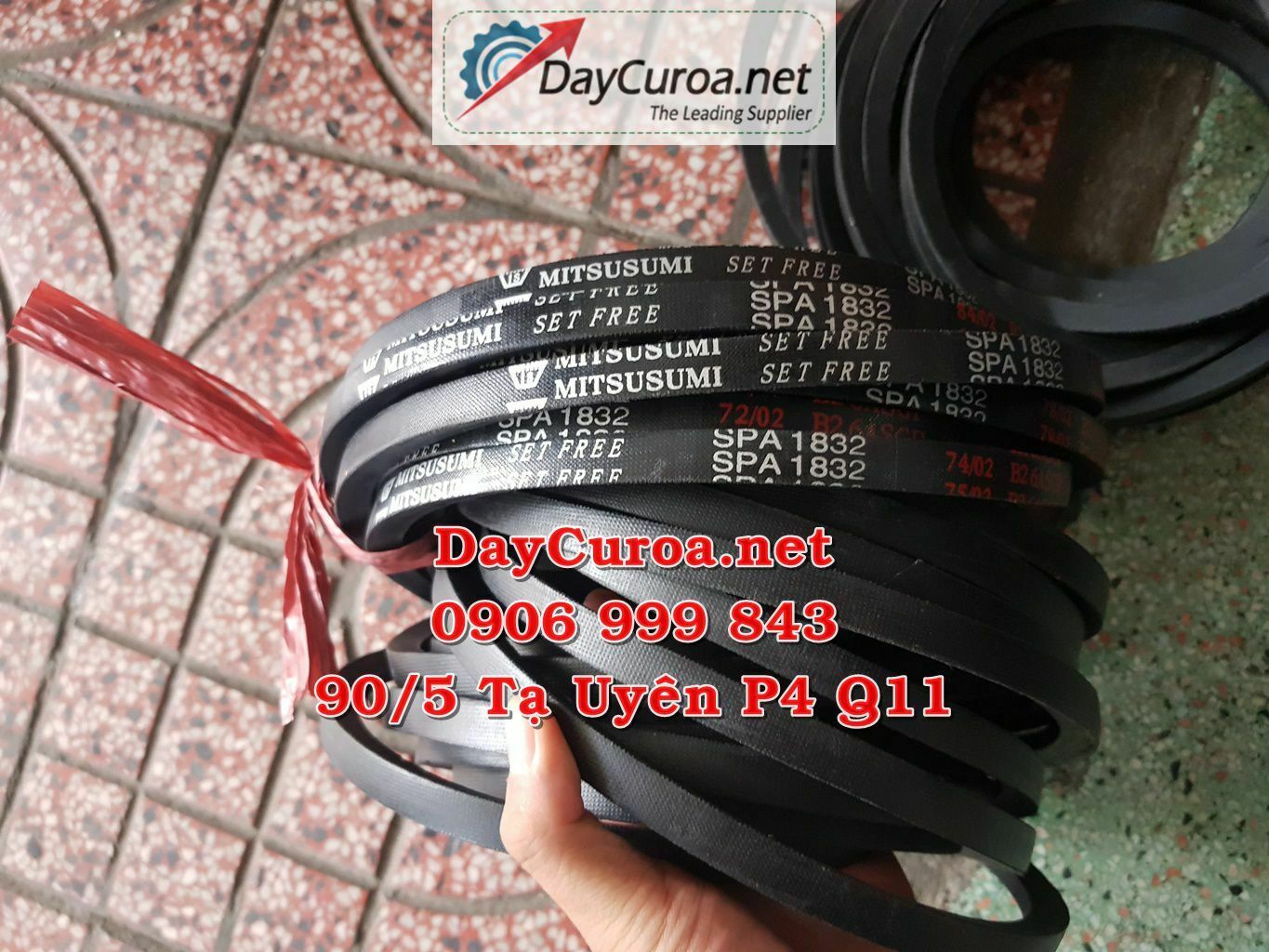 Dây curoa Mitsusumi Sanlux SPA1832-2 - Gọi 0906999843